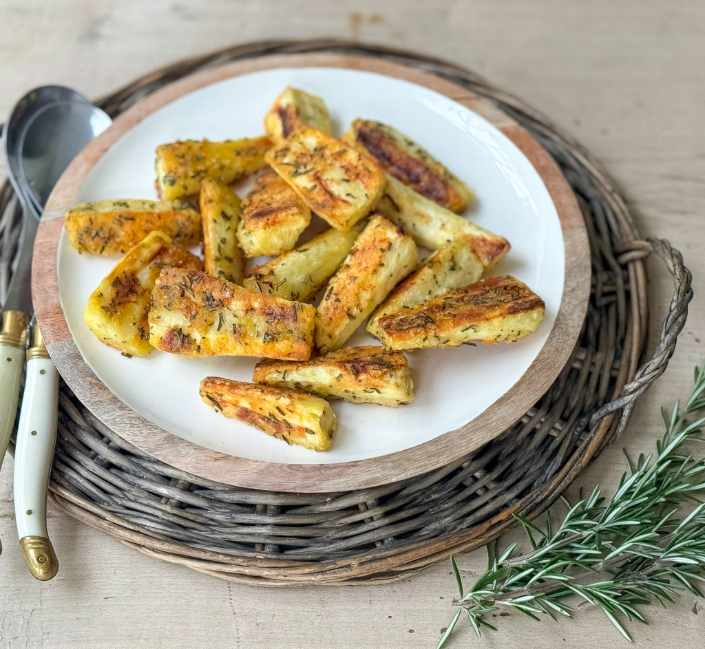 Parmesan Roasted Parsnips Recipe - Farrington Oils